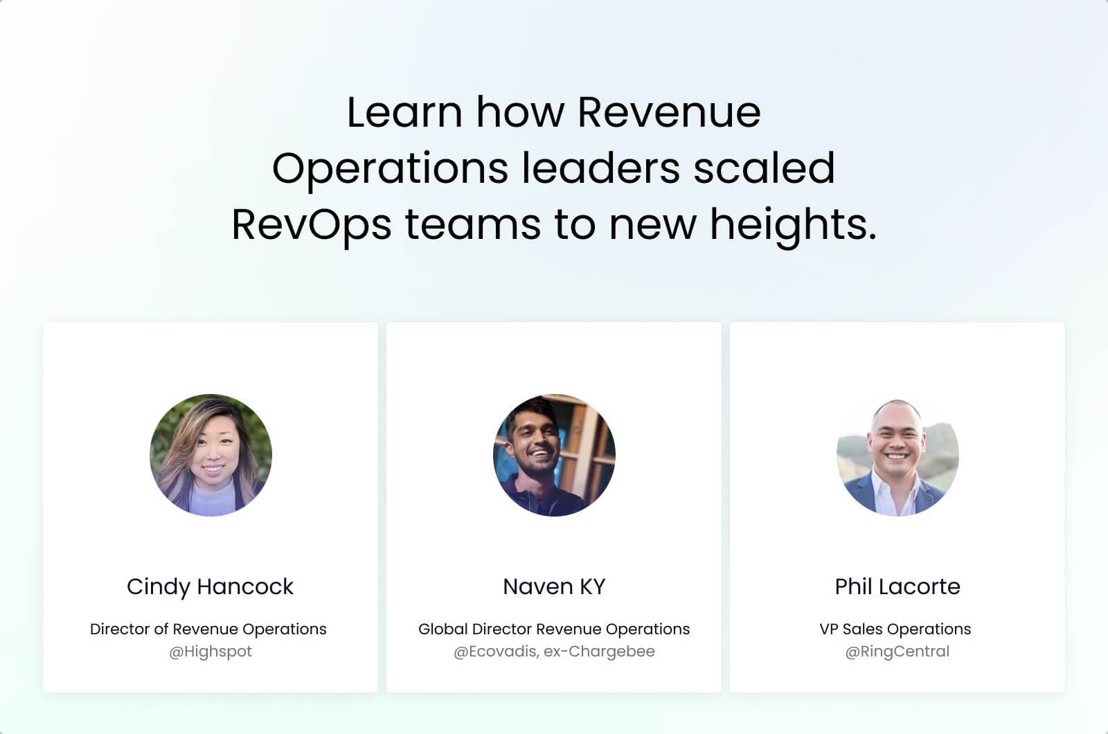 Experts Reveal How to Grow and Scale Your RevOps Team | Pigment Webinars